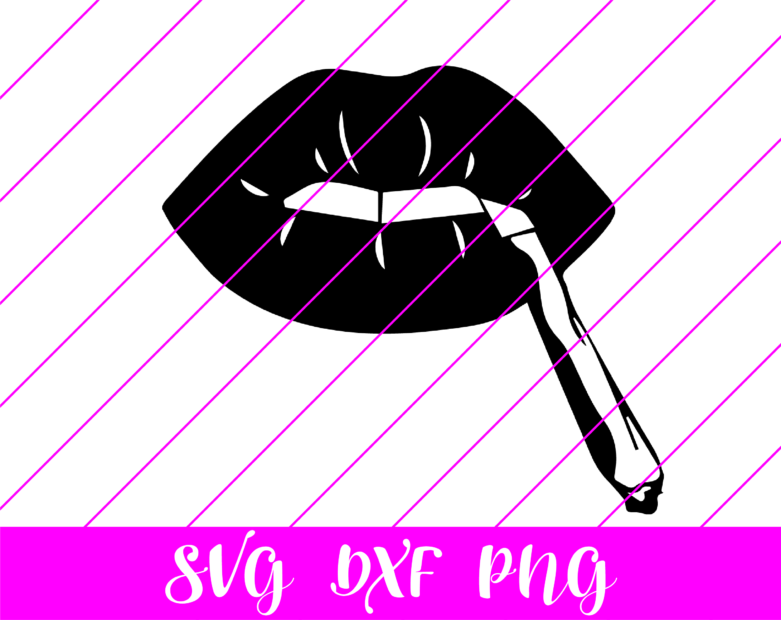 Lips with Blunt SVG - Free Lips with Blunt SVG Download - svg art
