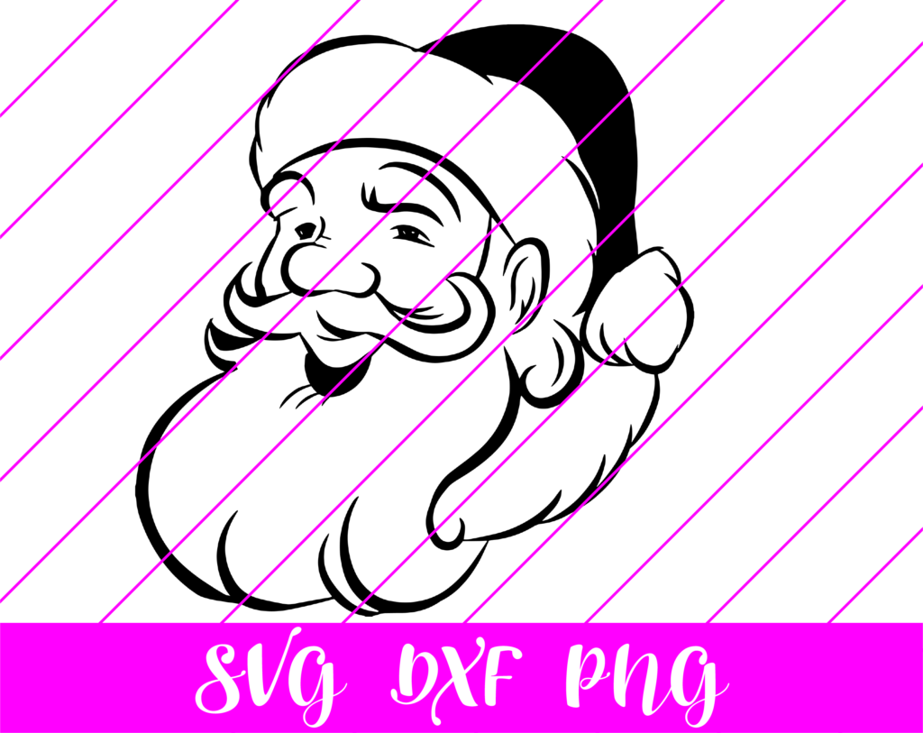 Santa SVG - Free Santa SVG Download - Free Christmas SVG - svg art