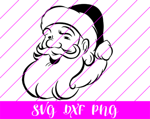 Santa SVG - Free Santa SVG Download - Free Christmas SVG - svg art