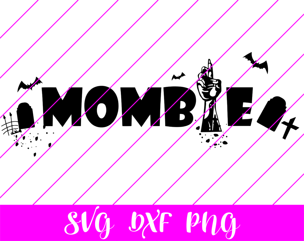 Mombie SVG - Free Mombie SVG Download - svg art