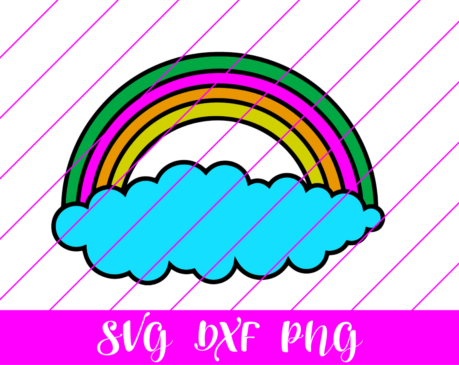 Rainbow SVG - Free Rainbow SVG Download - svg art
