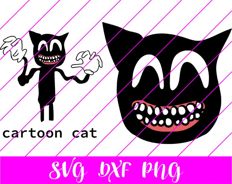 Cartoon Cat SVG - Free Cartoon Cat SVG Download - svg art