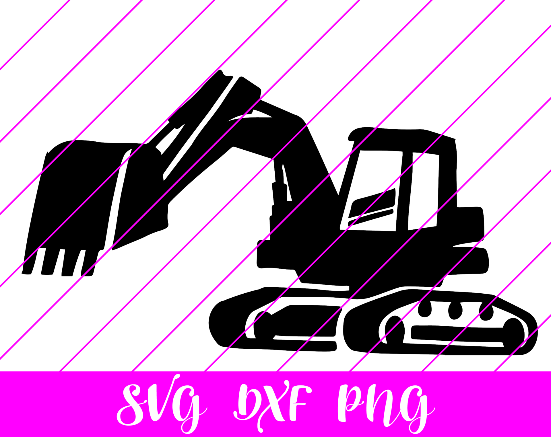 Excavator SVG - Free Excavator SVG Download - svg art