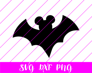 Mickey Mouse Bat SVG - Free Mickey Mouse Bat SVG Download - svg art