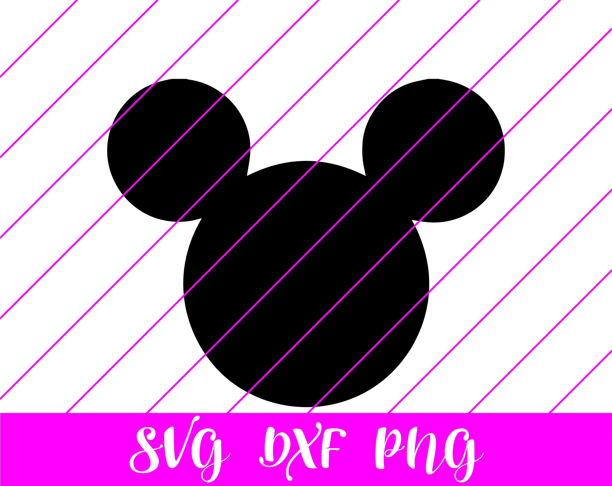 Mouse Ears SVG - Free Mouse Ears SVG Download - svg art