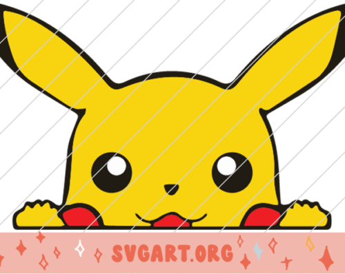 Pikachu Head SVG - Free Pikachu Head SVG Download - svg art