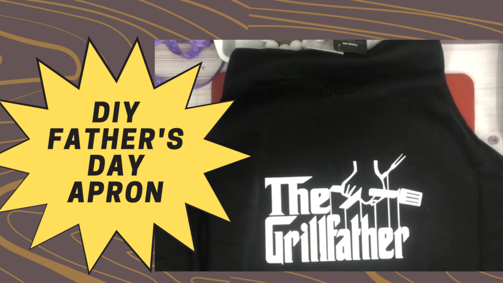 DIY Father's Day Apron Tutorial - svg art