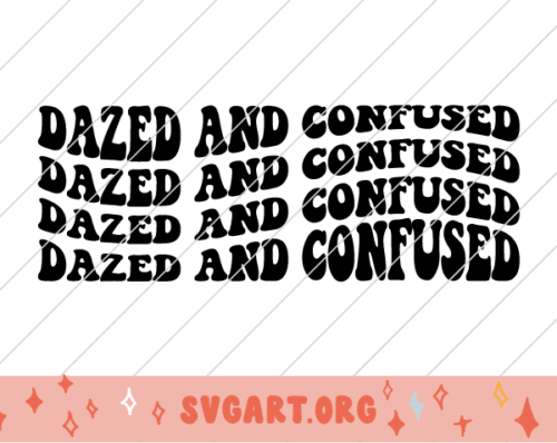 Dazed and Confused Wave Font SVG - Free Dazed and Confused Wave Font ...