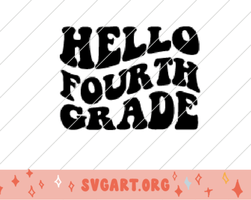 Hello 4th Grade Wave Font SVG - Free Hello 4th Grade Wave Font SVG ...