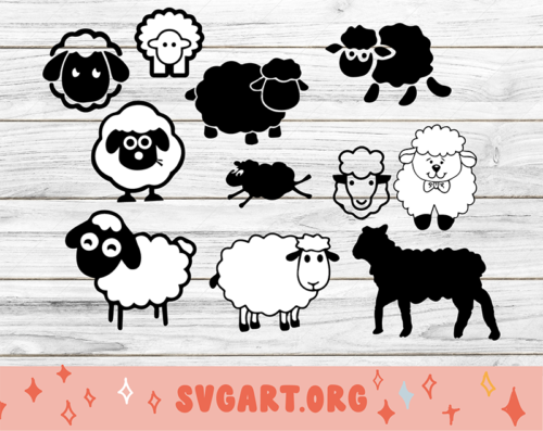 Sheep SVG - Free Sheep SVG Download - svg art