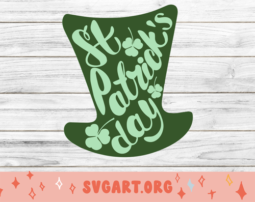 St. Patrick's Day Hat SVG - Free St. Patrick's Day Hat SVG Download ...