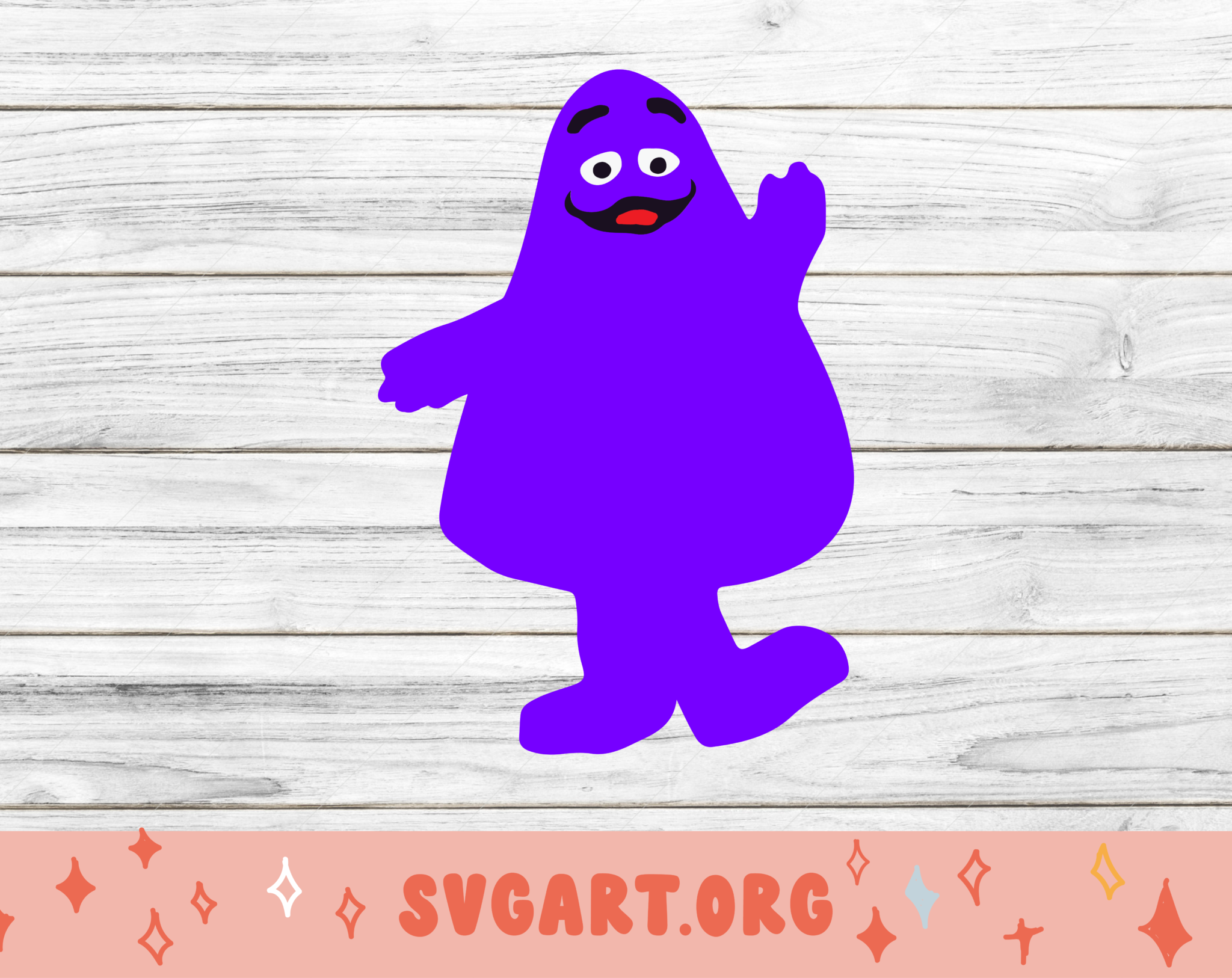 Grimace SVG - Free Grimace SVG Download - svg art