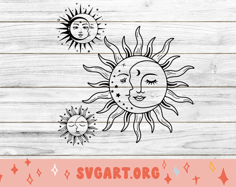 Celestial Sun SVG - Free Celestial Sun SVG Download - svg art