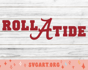 Roll Tide SVG - Free Roll Tide SVG Download - svg art