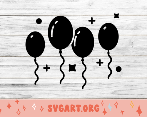 Balloons SVG - Free Balloons SVG Download - svg art