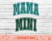 Free Mama Mini University Font SVG Download - svg art